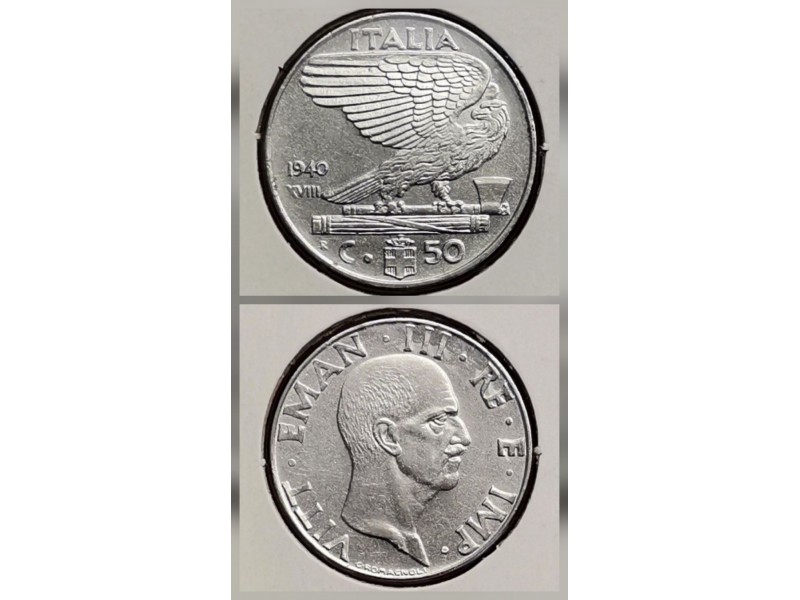 Italija 50 Centesimi 1940