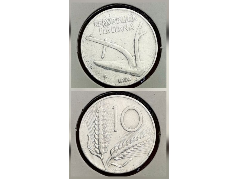 10 Lire 1954 – Italija