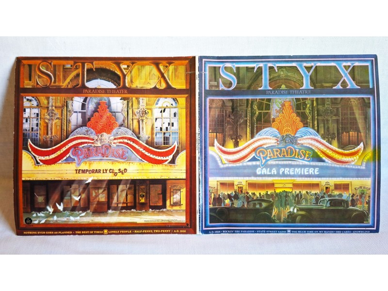 STYX! SJAJAN LP PROGRESSIVE ROCK GRUPE! 5,5!