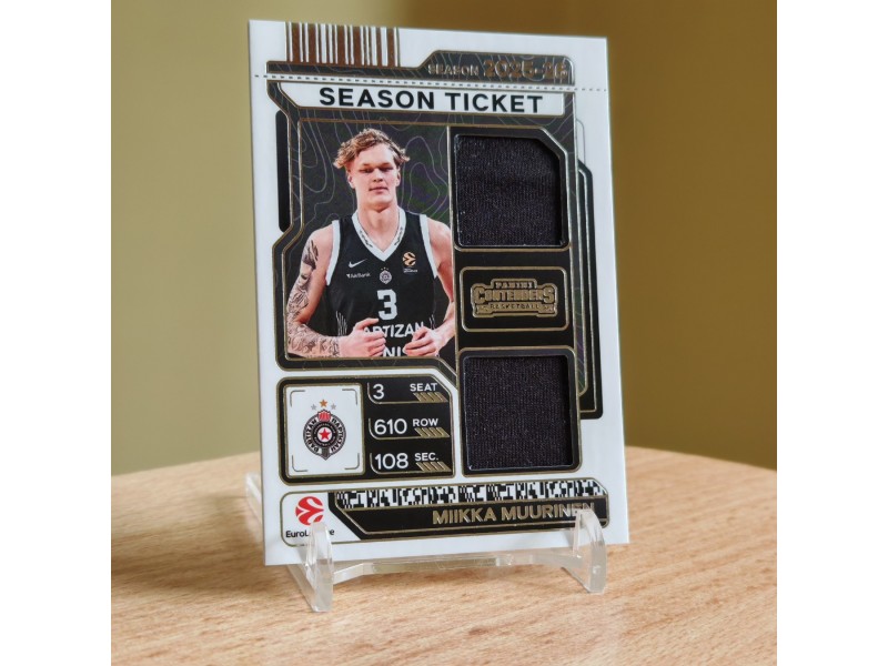 MUURINEN Partizan DUPLI DRES - Cont. EUROLEAGUE 25-26