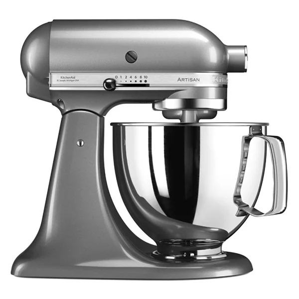 Stoni mikser sa dodacima 300W 4.8L sjajno siva KitchenAid Artisan KA5KSM175PSECU