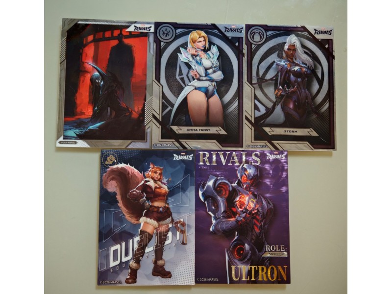 MARVEL Rivals 2026 - Lot 5 kartica!