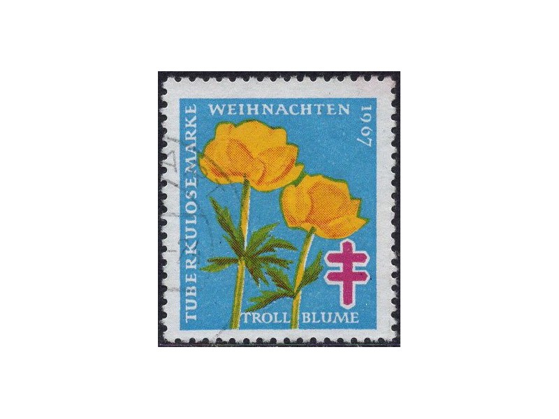 Nemačka 1967. Christmas Seal, Tuberkulosemarke
