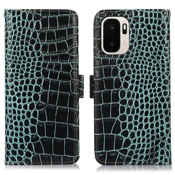 ONEPLUS ACE 6 ULTRA CROCODILE SERIJA KOŽNA MASKA-NOVČANIK SA RFID-OM - ZELENA