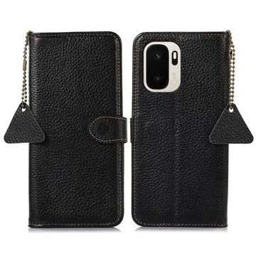 ONEPLUS ACE 6 ULTRA WALLET LEATHER CASE WITH RFID - BLACK