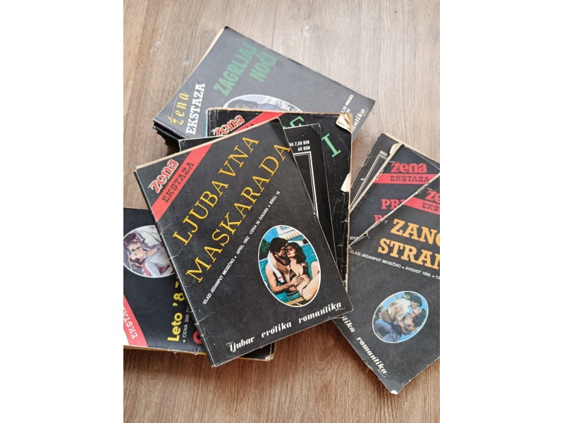 ZENA EKSTAZA -ljubavni romani LOT 26.kom.