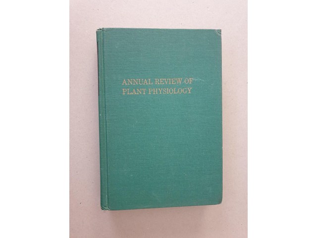 Annual review of plant physiology