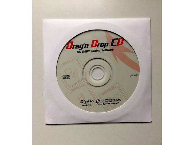 CD-ROM SOFTWARE - Drag’n Drop CD-R/RW Writing Software
