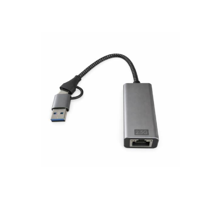 LINKOM MREŽNI ADAPTER TIP C+USB 2.5 GBPS