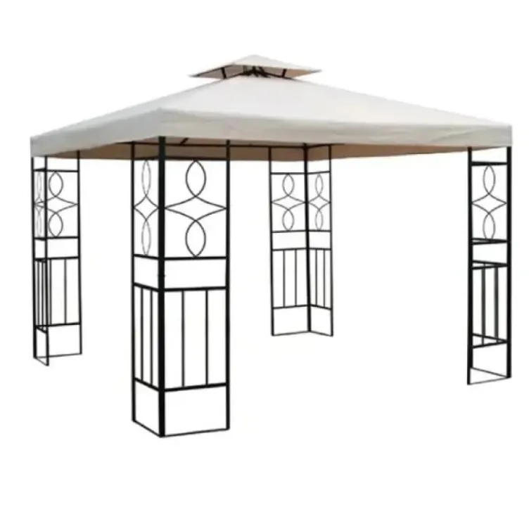 Sklopivi baštenski paviljon Gazebo 3x3m beli Lemon 22-0075