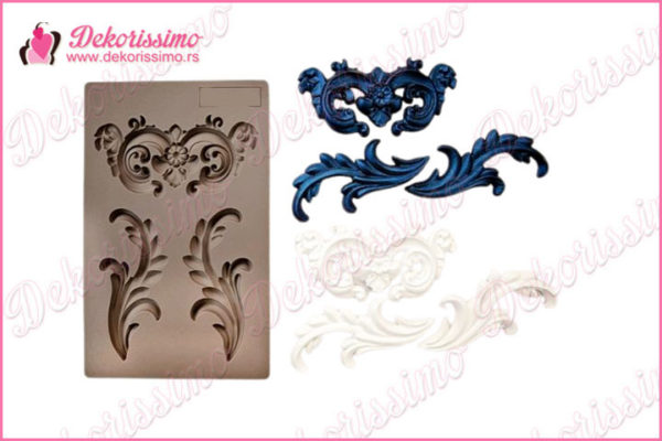 Silikonska modla ornamenti – K4422
