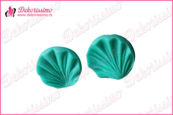 Silikonska modla veiner otisak list, set 2 kom– K3011