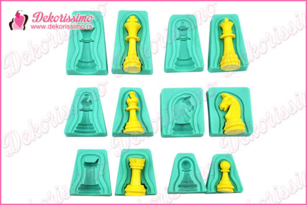 Silikonska modla šahovske figure – K4998