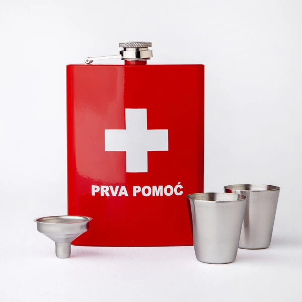 Pljoska Sa Čašicama „Prva pomoć“