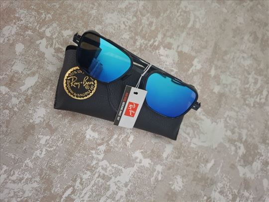 Ray ban unisex plave sestougaone naočare za sunce