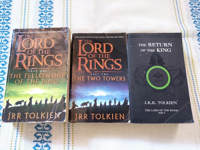 Lord of the Rings 1-3 - Tolkin (engleski)
