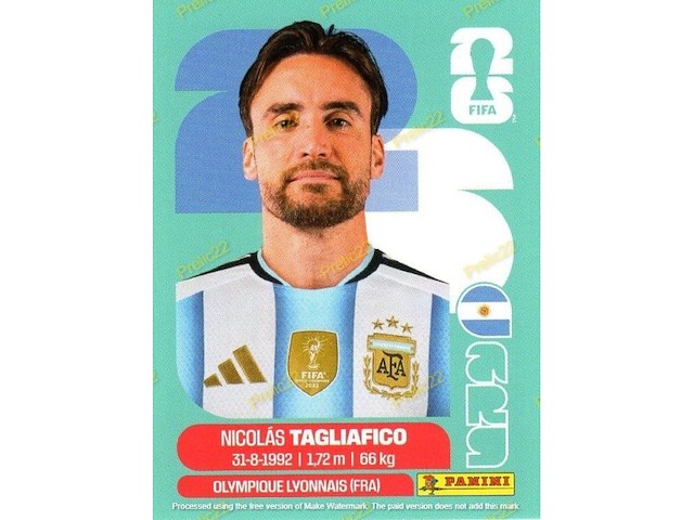 FIFA WORLD CUP 2026 broj ARG06 ARG6 (čitaj opis)