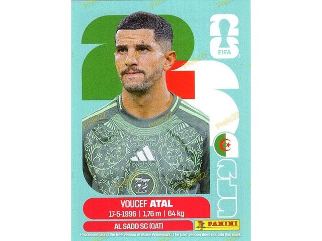 FIFA WORLD CUP 2026 broj ALG04 ALG4 čitaj opis)
