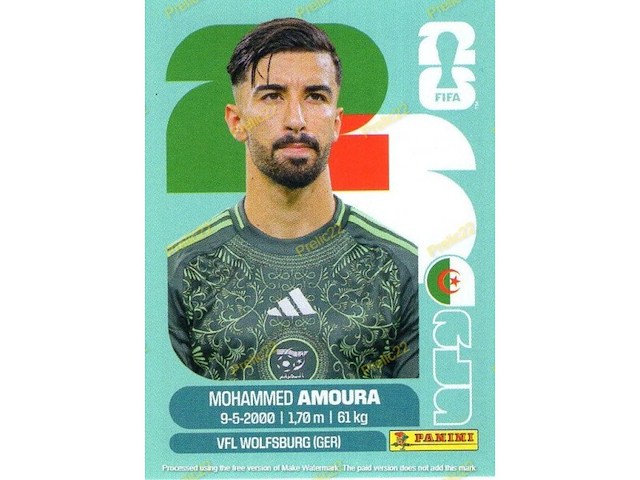 FIFA WORLD CUP 2026 broj ALG20 čitaj opis)