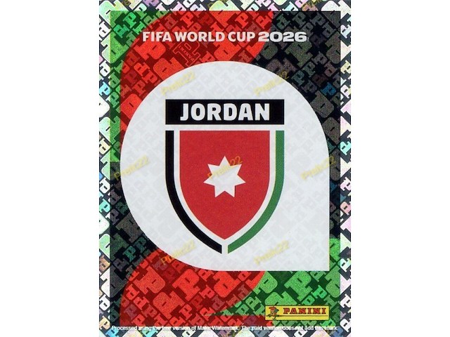 FIFA WORLD CUP 2026 broj JOR01 JOR1 (čitaj opis)