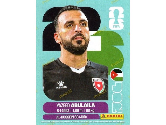 FIFA WORLD CUP 2026 broj JOR02 JOR2 (čitaj opis)
