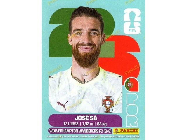FIFA WORLD CUP 2026 broj POR03 POR3 (čitaj opis)