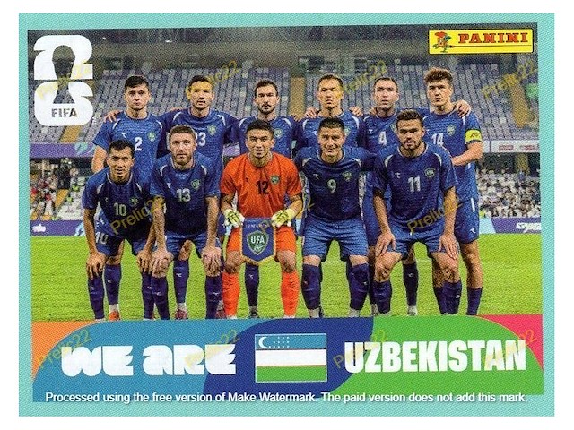 FIFA WORLD CUP 2026 broj UZB13 (čitaj opis)