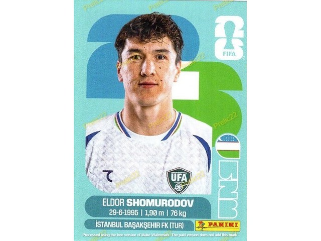 FIFA WORLD CUP 2026 broj UZB17 (čitaj opis)