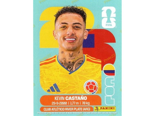 FIFA WORLD CUP 2026 broj COL11 (čitaj opis)