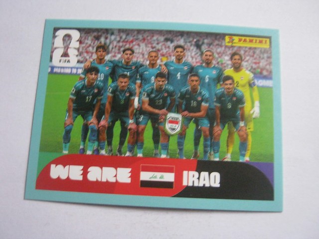 Panini FIFA WC 2026 : IRQ 13