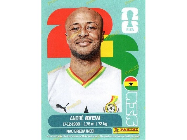 FIFA WORLD CUP 2026 broj GHA17 (čitaj opis)