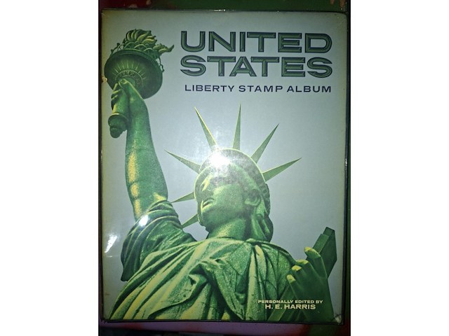 UNITED STATES Liberty Stamp Album by H. E. Harris