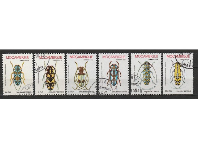 Mozambique, Mozambik - 1978 - Beetles, Bube