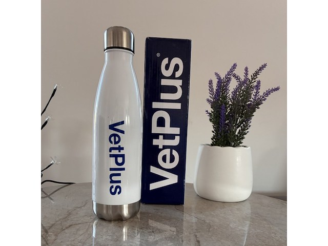 NOVO! VetPlus metalna flaša / termos (sa kutijom)