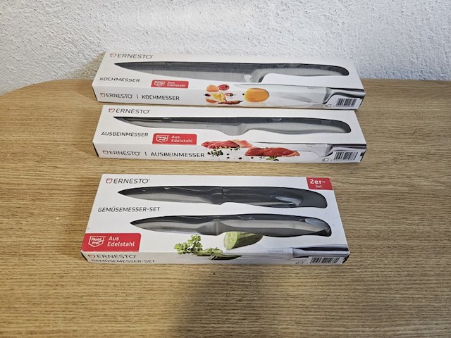 Set kvalitetnih kuhinjskih noževa Ernesto 20cm 15cm 11c