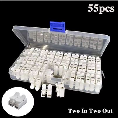 Brze klema na oprugu 50 i 55 komada 2p do 2,5mm2
