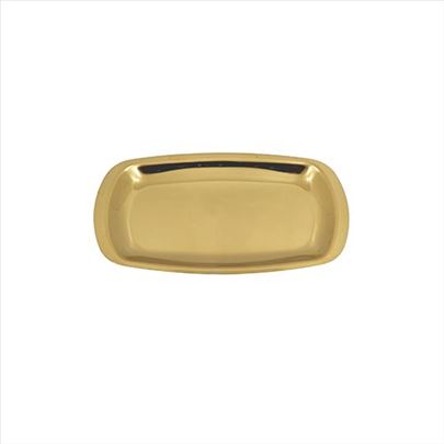 Tacna za kasicice gold metalna 19x10.5cm 047799 no