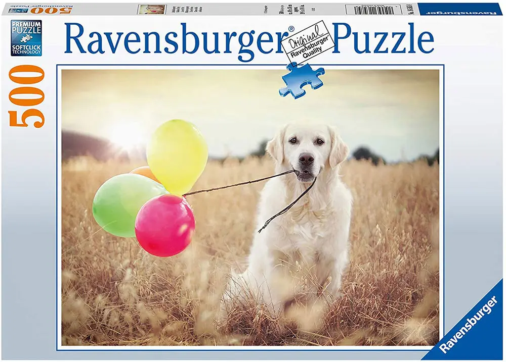 Ravensburger Puzzle Slagalica 500 - Pas i baloni