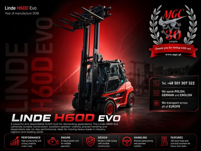 Viljuљkar
Linde H 60 D Evo