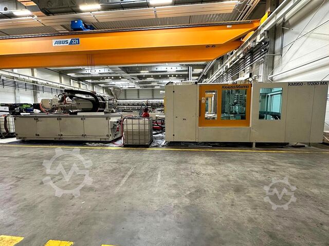 Mašina za brizganje plastike
KraussMaffei KM 950-17200 MX