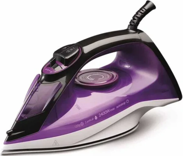 VOLTZ pegla na paru V51050E 2400W,ljubicasta,rezervoar za vodu 220ml