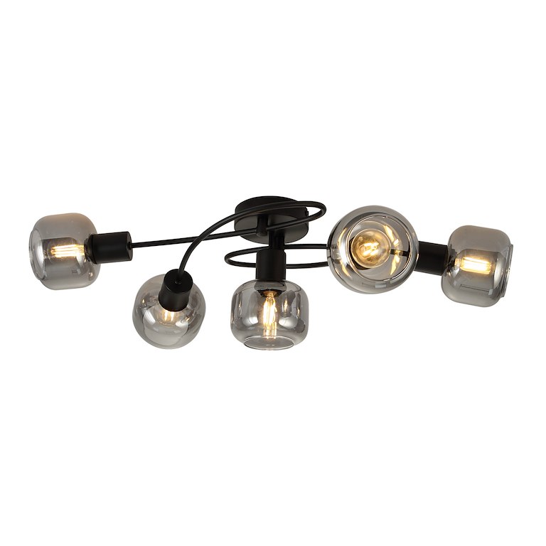 Plafonska lampa FE408-⁠5 BK