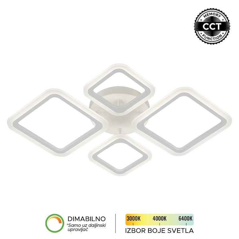 LED plafonjera F2082-55P WH
