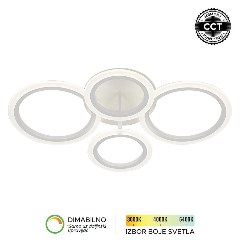 LED plafonjera F2083-50P WH