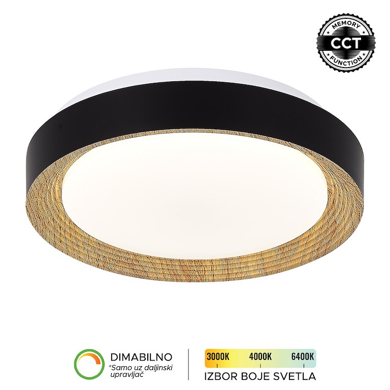 LED plafonjera LP-⁠405-⁠54R BK+WD