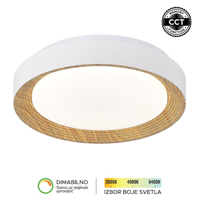 LED plafonjera LP-⁠405-⁠54R WH+WD