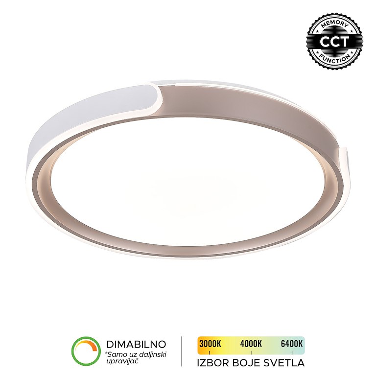 LED plafonjera LP-407-70R WH+RG
