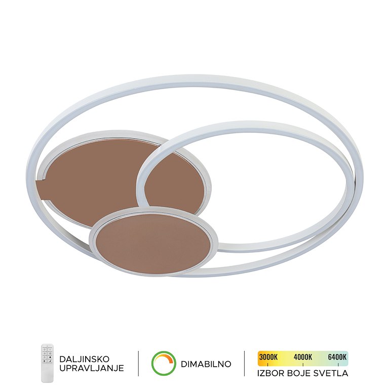 LED plafonska lampa F2102-36C WH+RG