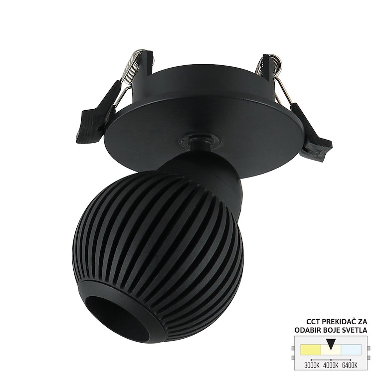 LED ugradna lampa LU-11-7 BK