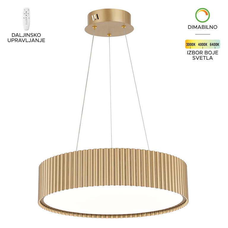 LED viseća lampa F2095-67V SG